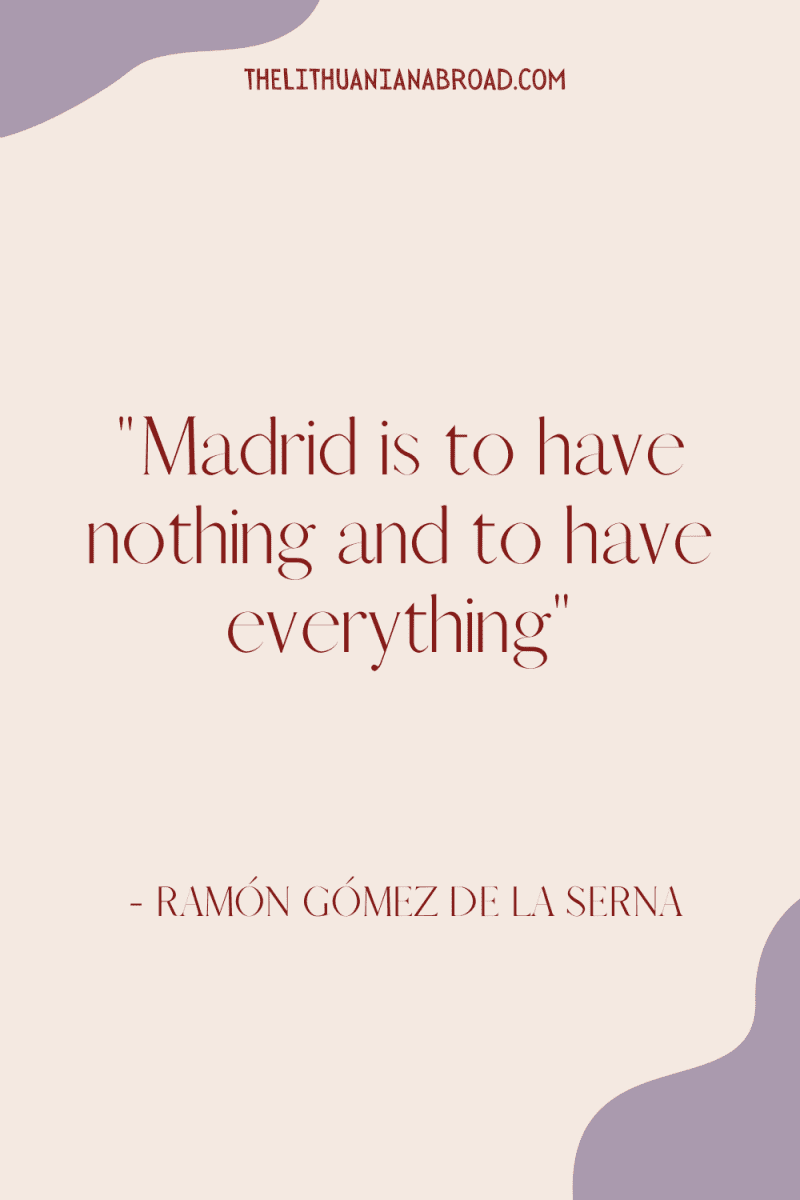 32 quotes on Madrid that'll make you fall in love with the city